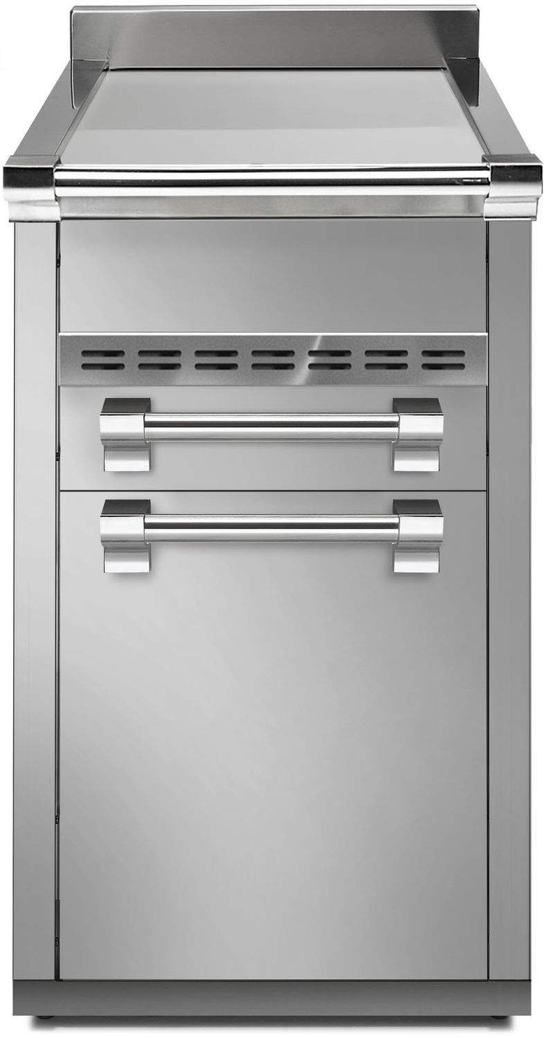 Stainless steel prep table - ASCOT 45 - STEEL - with storage ...