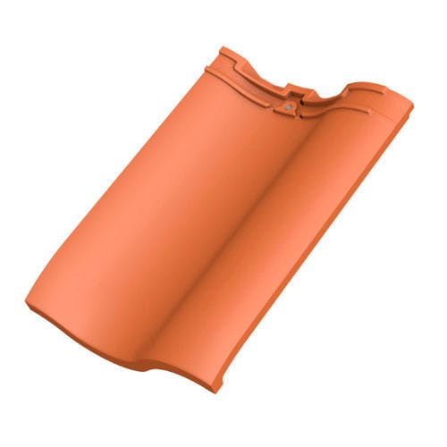 Edge roof tile - LINCOLN LEFT HAND VERGE - Marley - clay / red / smooth