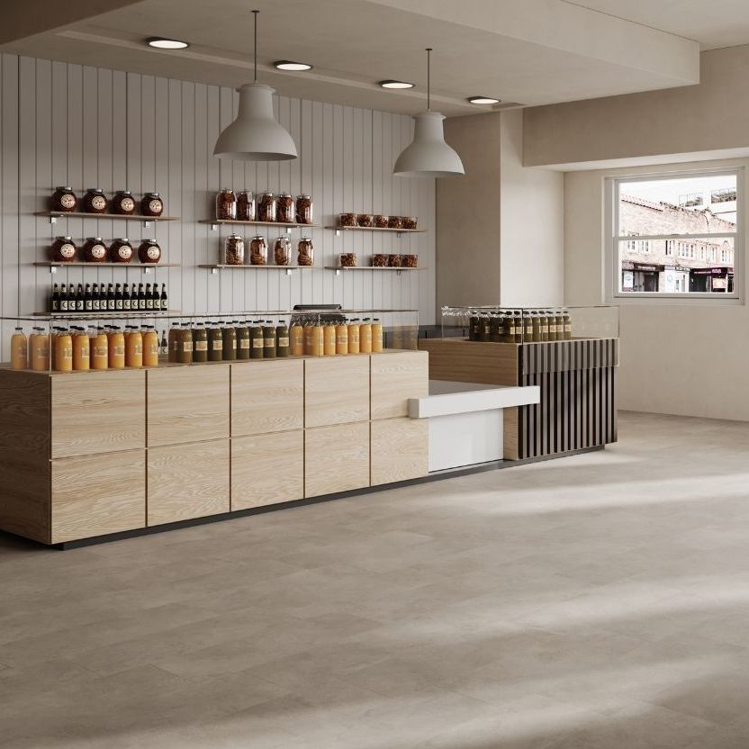 Cork flooring - ELEGANT PLASTER GREY - Wicanders - indoor / for living ...