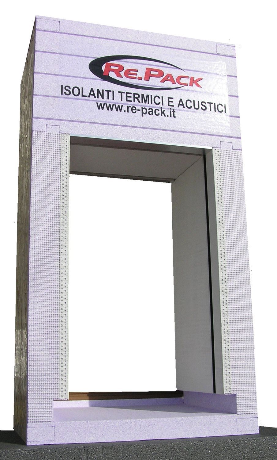 Expanded polystyrene roll-up shutter lintel - SHUTTER BOX - RE.PACK Srl ...