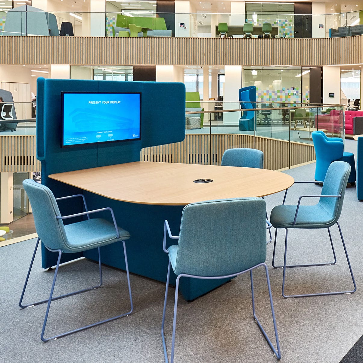 Contemporary conference chair - CUBB - Orange Box - indoor / fabric ...