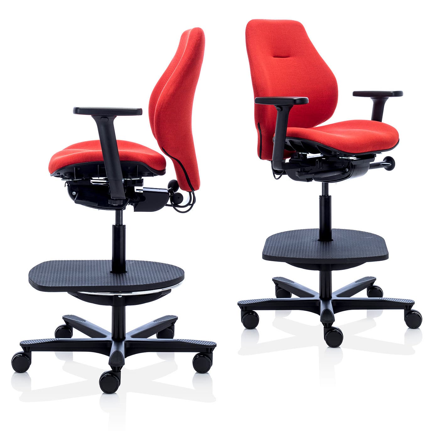 Contemporary bar chair - SPIRA PLUS - Orange Box - indoor / fabric ...