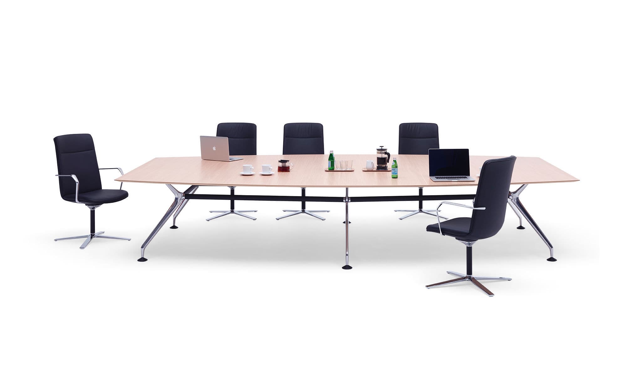 Contemporary conference table - LANO - Orange Box - cast aluminum ...