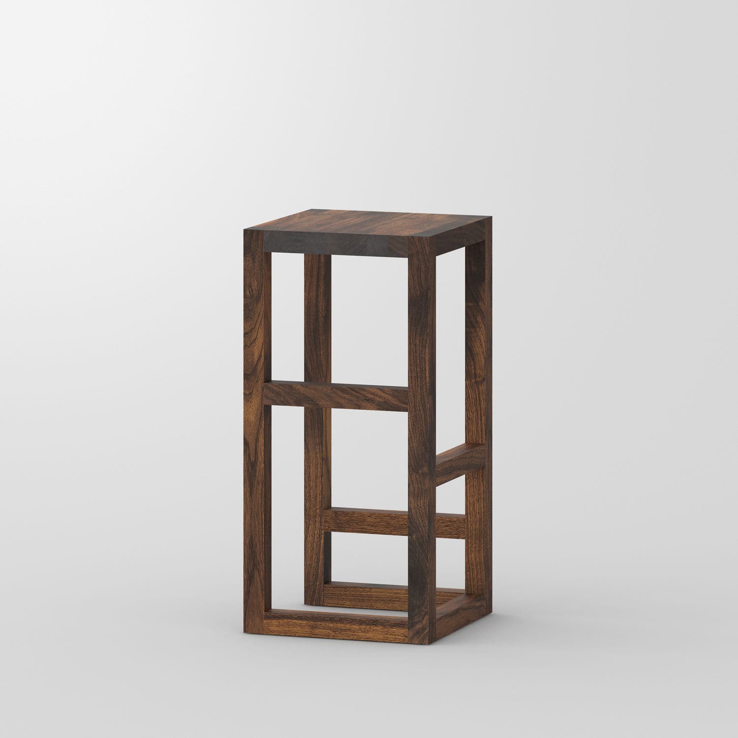 Contemporary bar stool - STEP - vitamin design - oak / beech / ash