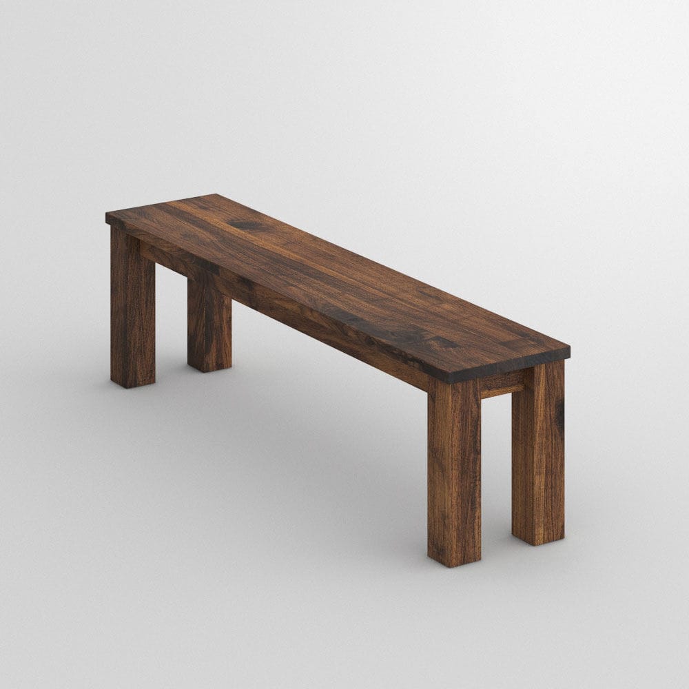 Contemporary bench - FORTE 3 - vitamin design - oak / beech / ash