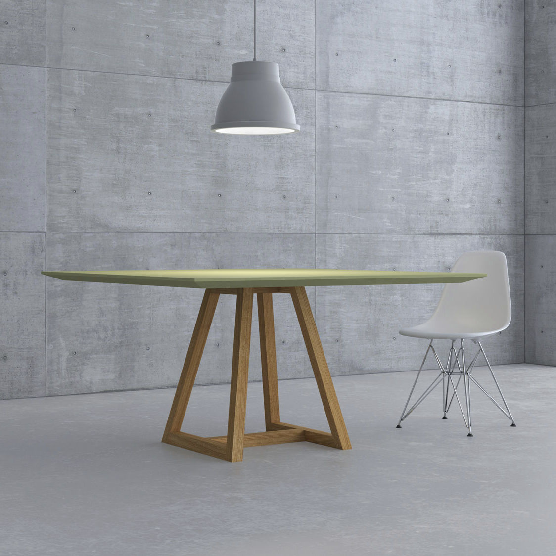 Contemporary dining table - MARGO LINO - vitamin design - solid wood ...