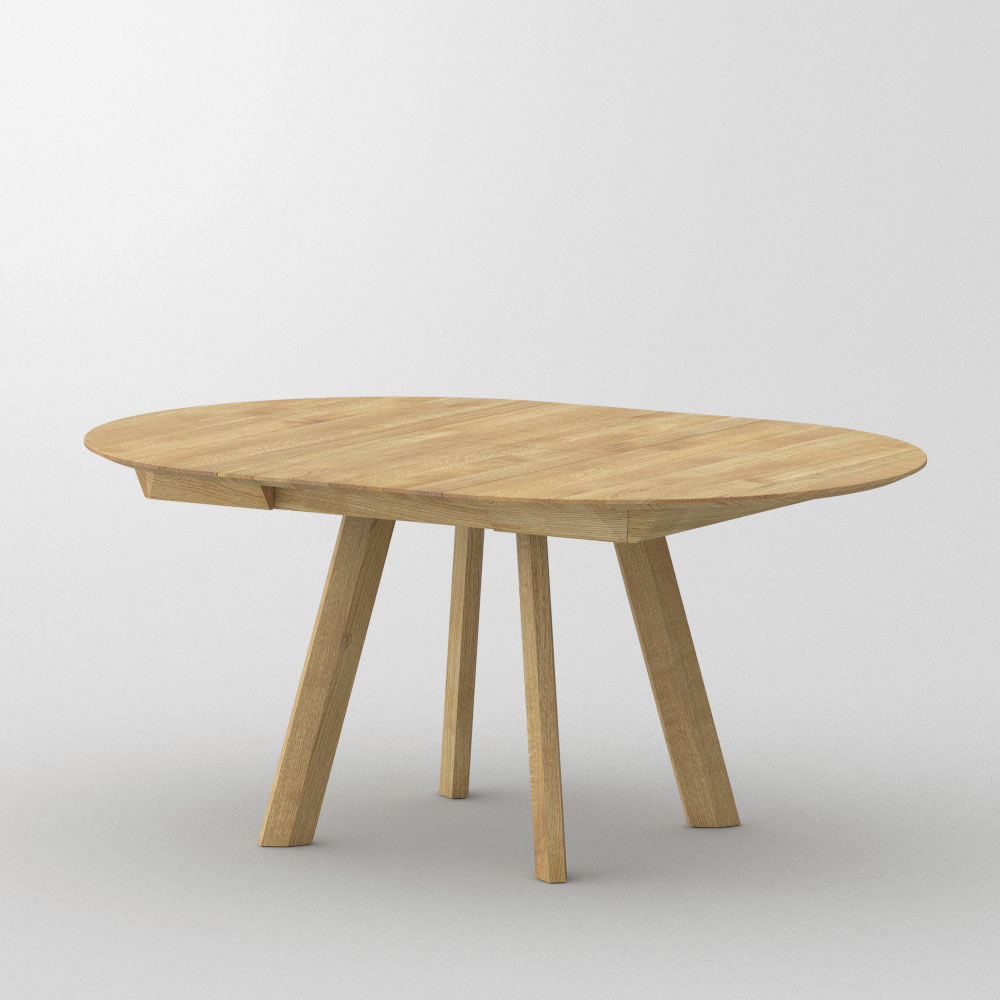 Round table - RHOMBI BUTTERFLY - vitamin design - contemporary / oak ...
