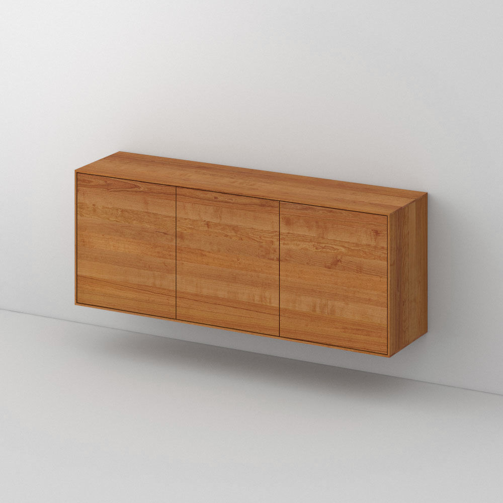 Wall-mounted sideboard - IOTA - vitamin design - contemporary / oak ...