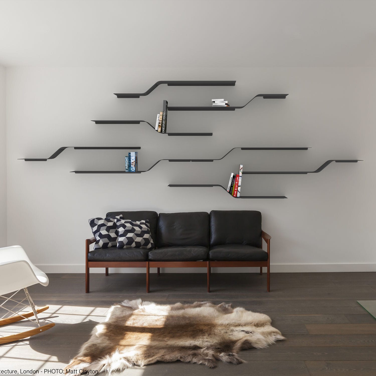 Wall-mounted shelving system - set15 - VIDAME EDITIONS - contemporary ...