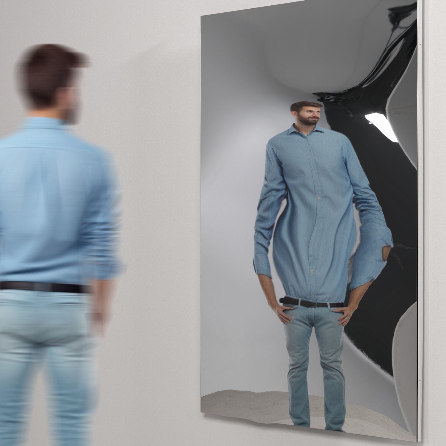 Distorting mirror - MIR_15094 - VIDAME EDITIONS - wall-mounted / for ...
