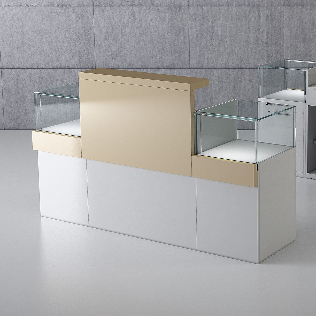 Contemporary display case - COM/QF2 - Italvetrine - glass / viewable ...