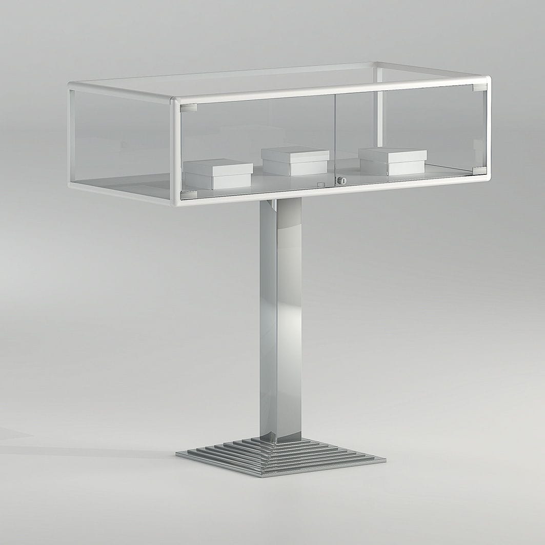 Contemporary display case - 1/PFP - Italvetrine - tempered glass ...