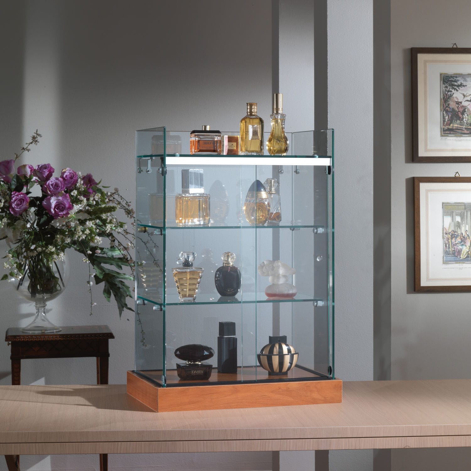 Contemporary display case - 190/F - Italvetrine - countertop / tempered ...