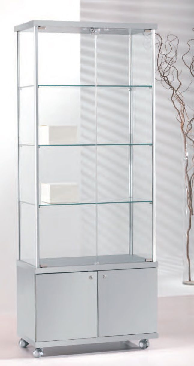 Contemporary display case - 73/M - Italvetrine - freestanding ...