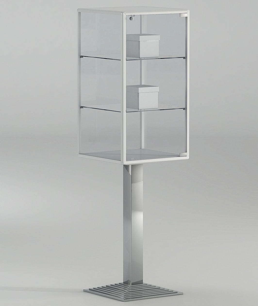 Contemporary display case - 3/PFP - Italvetrine - tempered glass ...