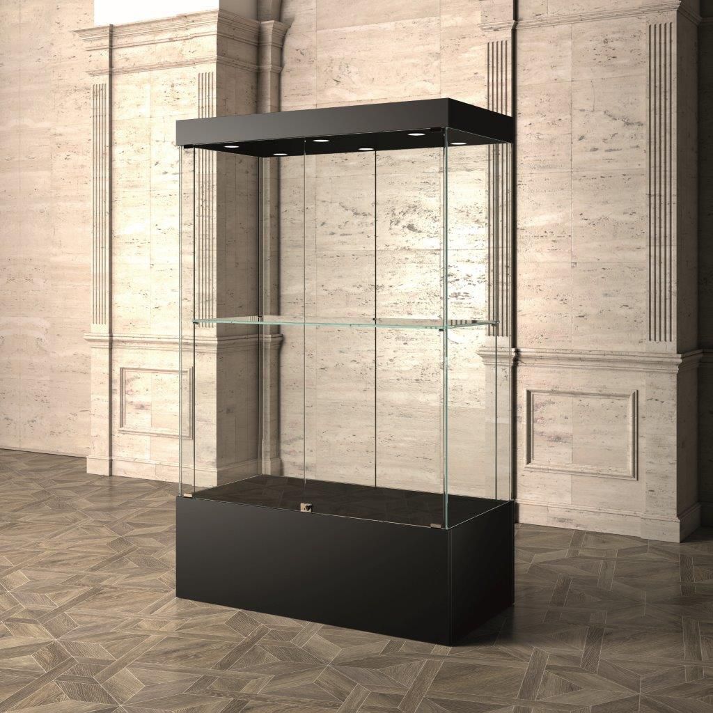 Contemporary display case - MU/120 - Italvetrine - tempered glass ...
