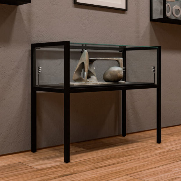 Contemporary display case - MU/120FT - Italvetrine - with legs ...