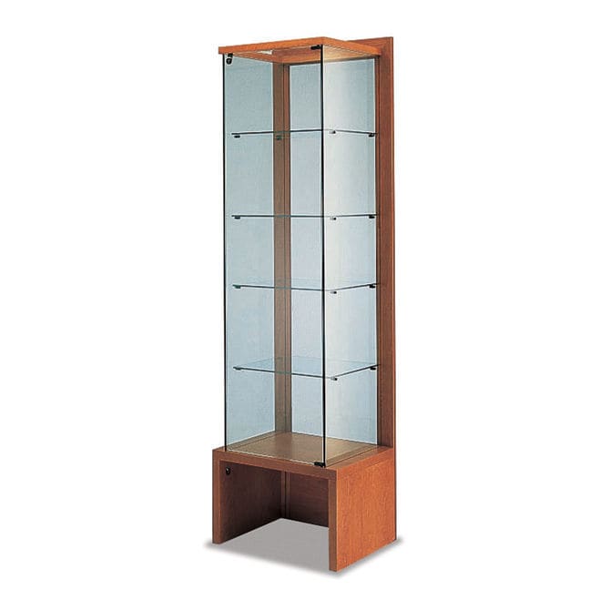 Contemporary display case - 60/VT - Italvetrine - glass / cherrywood ...