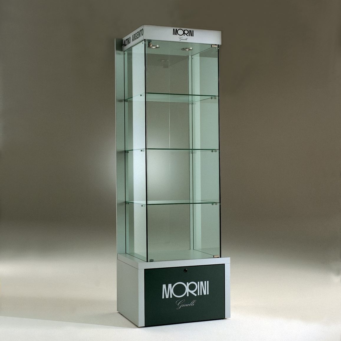 Contemporary display case - MORINI GIOIELLI - Italvetrine - glass ...