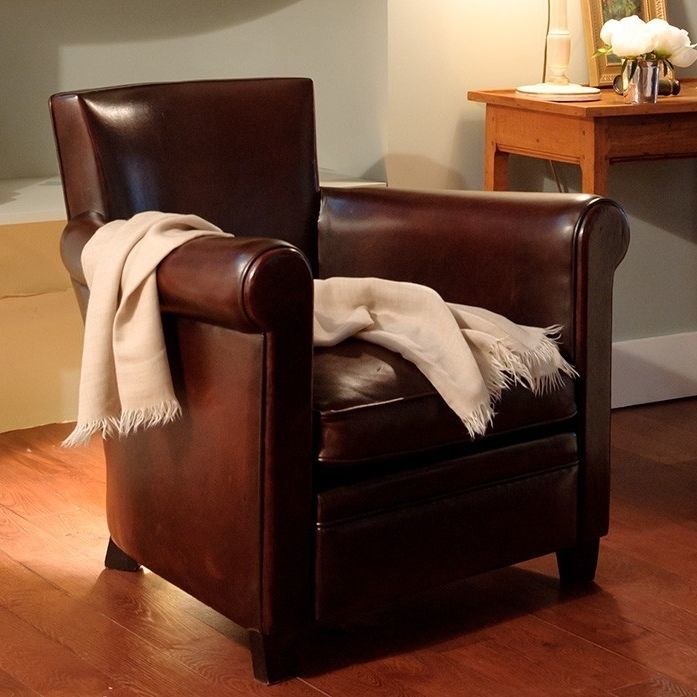 Traditional club chair - Grand Parisien 1935 - ClubSpirit - leather ...