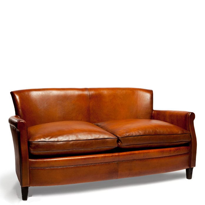 Traditional sofa - Parisien 1935 - ClubSpirit - brown / beige / blue