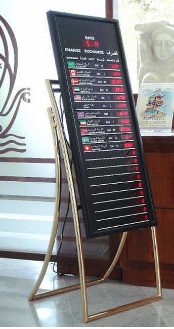 Indoor display panel - PPM07 - Signo - digital / steel