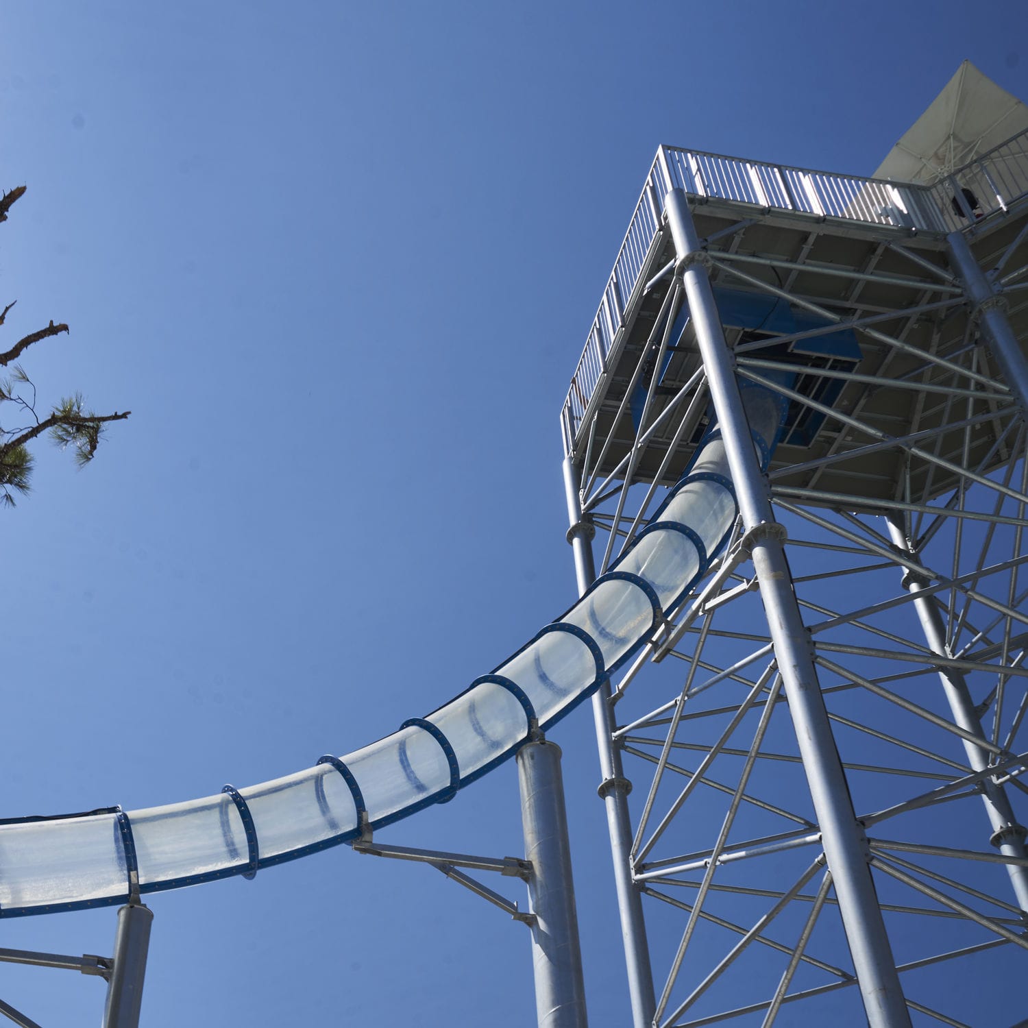 Curved slide - GLASSY LOOPING ROCKET - Polin Waterparks - for water ...