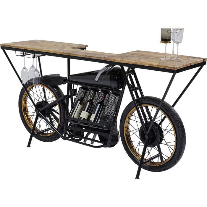 Original design sideboard table - MOTORBIKE - KARE Design - solid wood ...