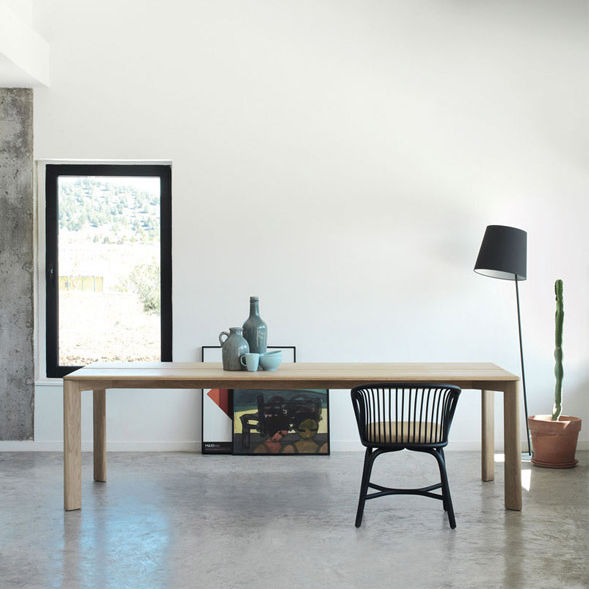 Contemporary dining table - KOTAI - expormim - oak / solid wood base ...