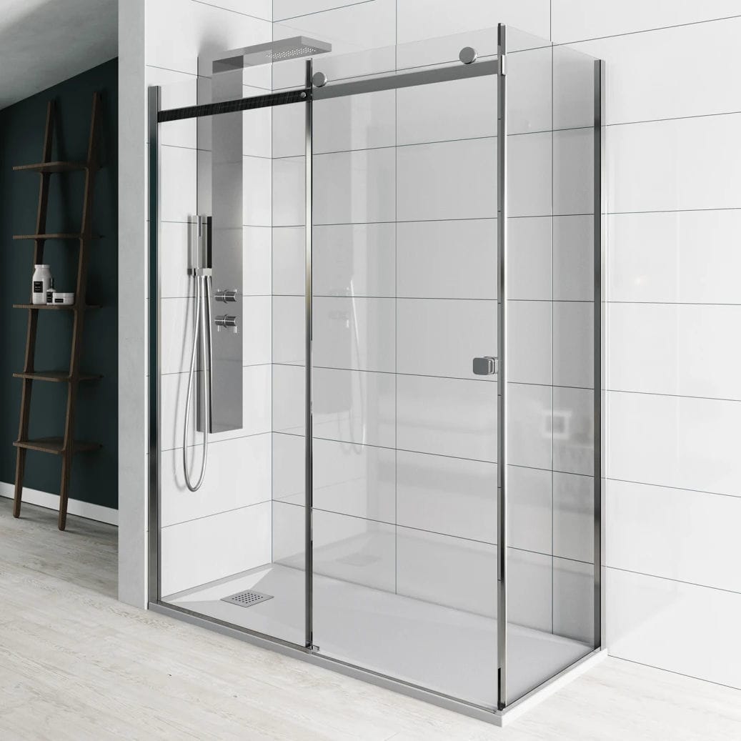 Sliding shower screen - Kinestyle C+F - Kinedo - rectangular / for ...
