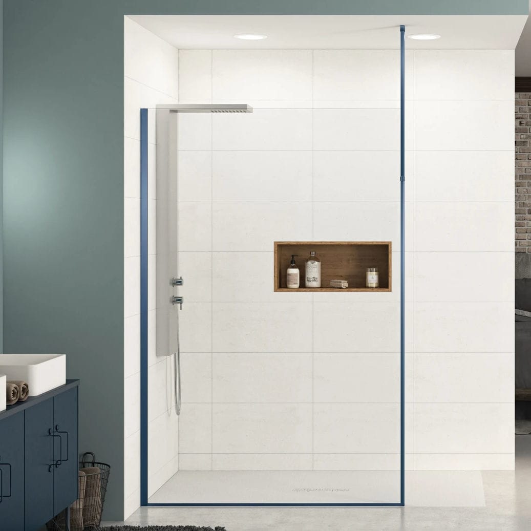 Reversible shower screen - Ekinox Solo - Kinedo - rectangular / for ...