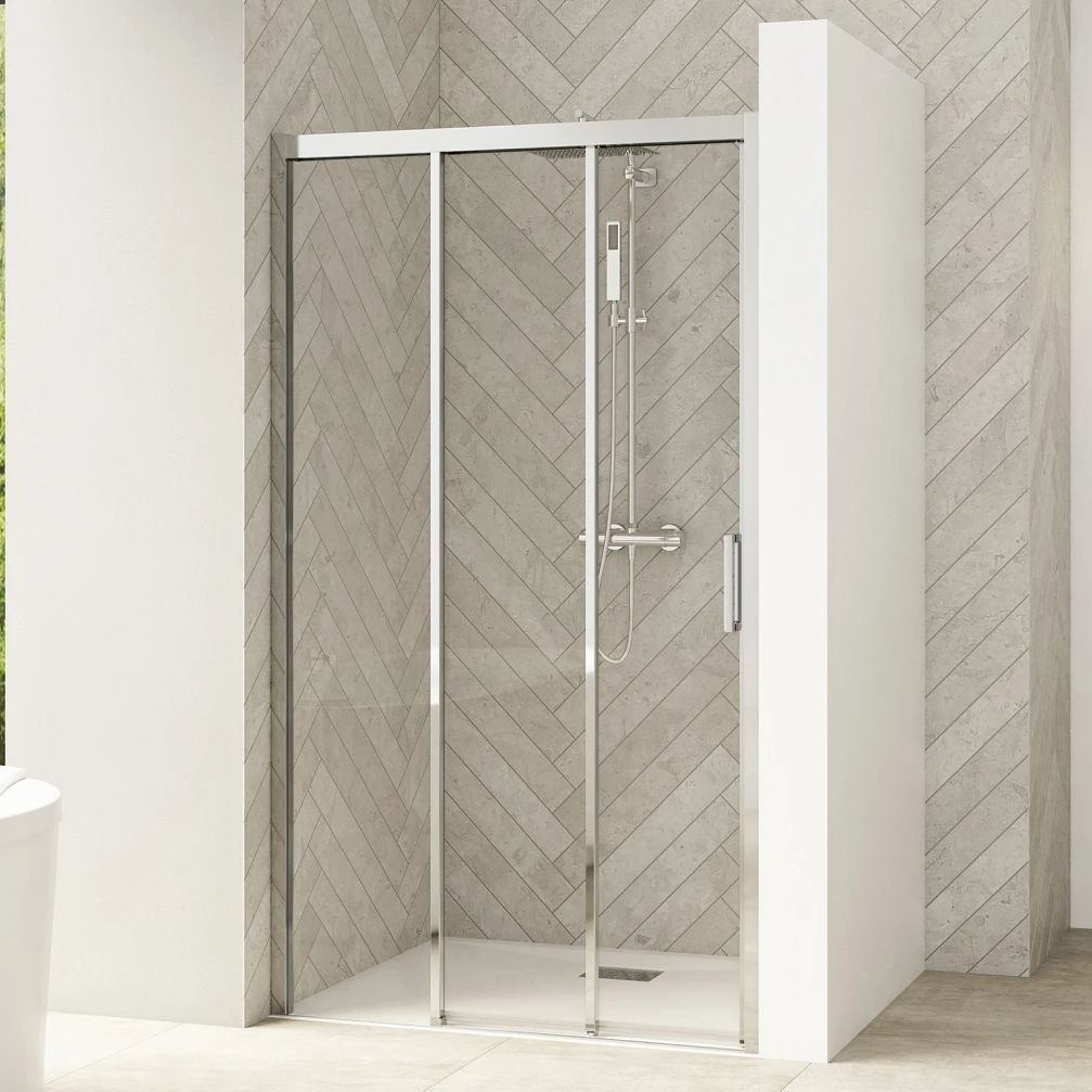 Sliding shower screen - Smart Design 3V - Kinedo - rectangular / for ...