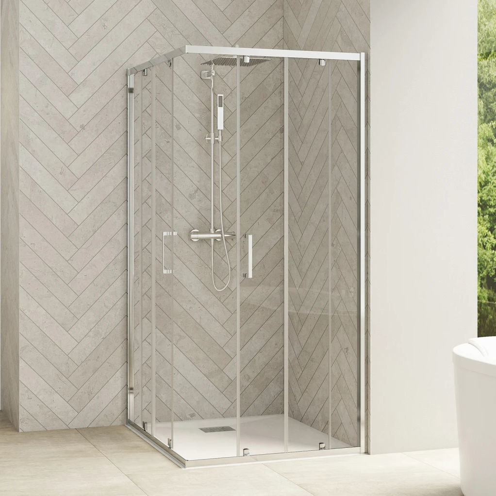 Sliding shower screen - Smart Design A/C - Kinedo - rectangular / for ...