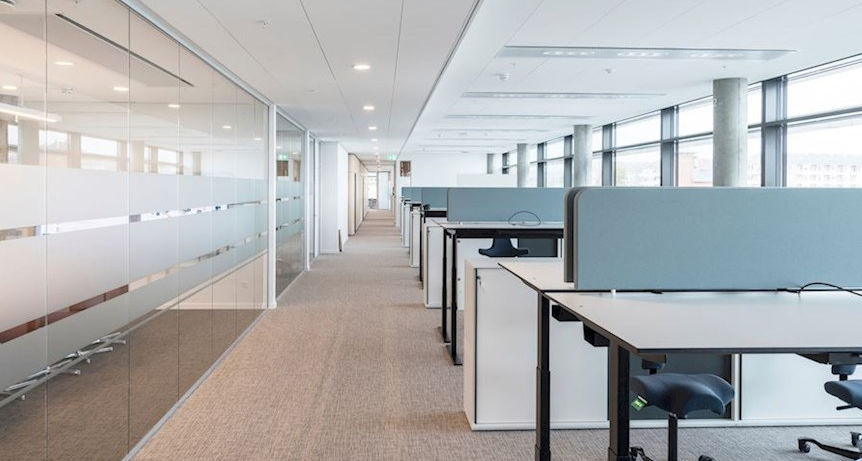 Stone wool suspended ceiling - BLANKA® - ROCKFON - tile / panel / acoustic