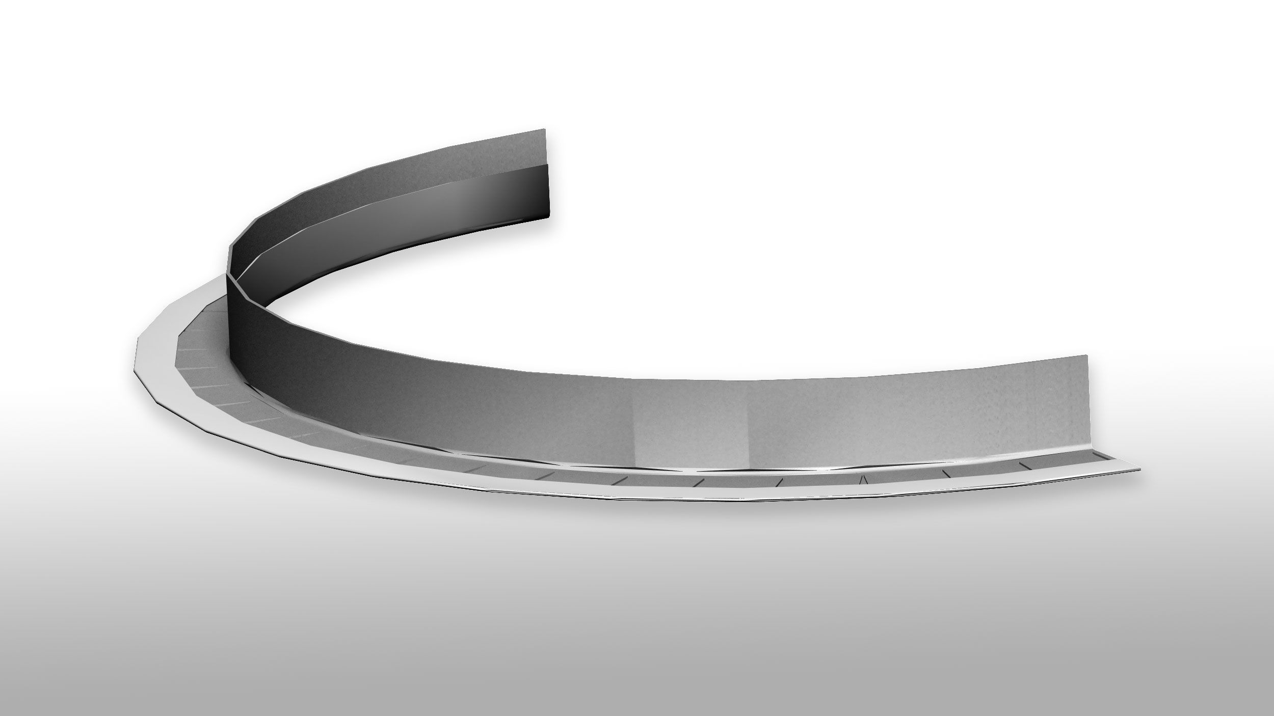 Metal profile - CHICAGO FLEXIBLE - ROCKFON - edge / for wall / precast