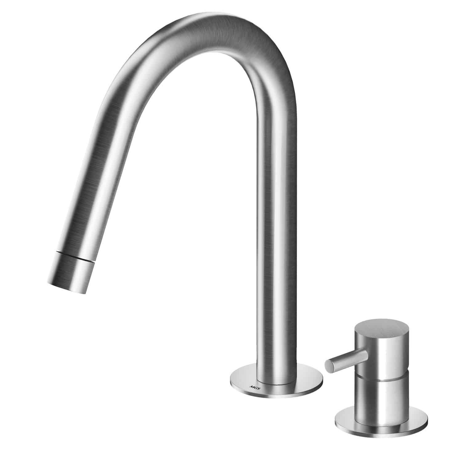 Washbasin mixer tap - MB262 - MGS Progetti - countertop / stainless ...