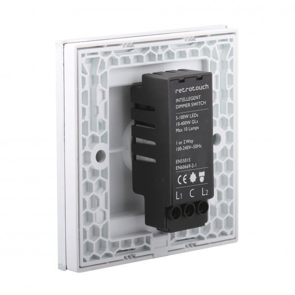 Light dimmer switch - LED INTELLIGENT - Retrotouch - rotary / surface ...