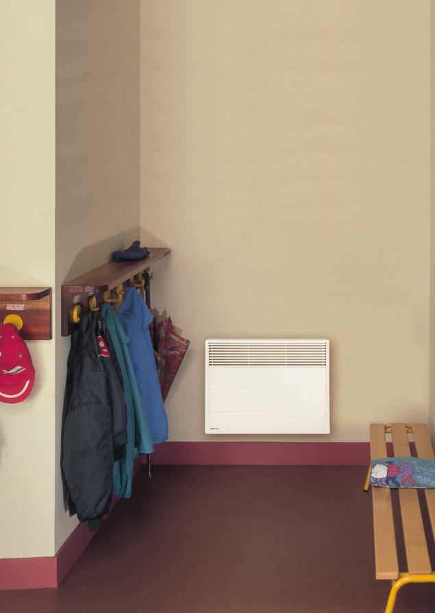 Electric convector - ANTI-CHOC - NOIROT - steel / wall-mounted / horizontal