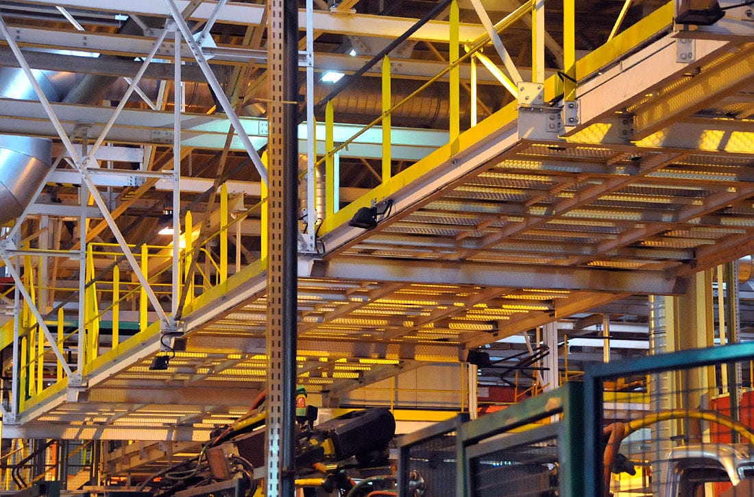 Steel walkway - INDUSTRIE - Coutier Industrie - aluminum / interior / beam