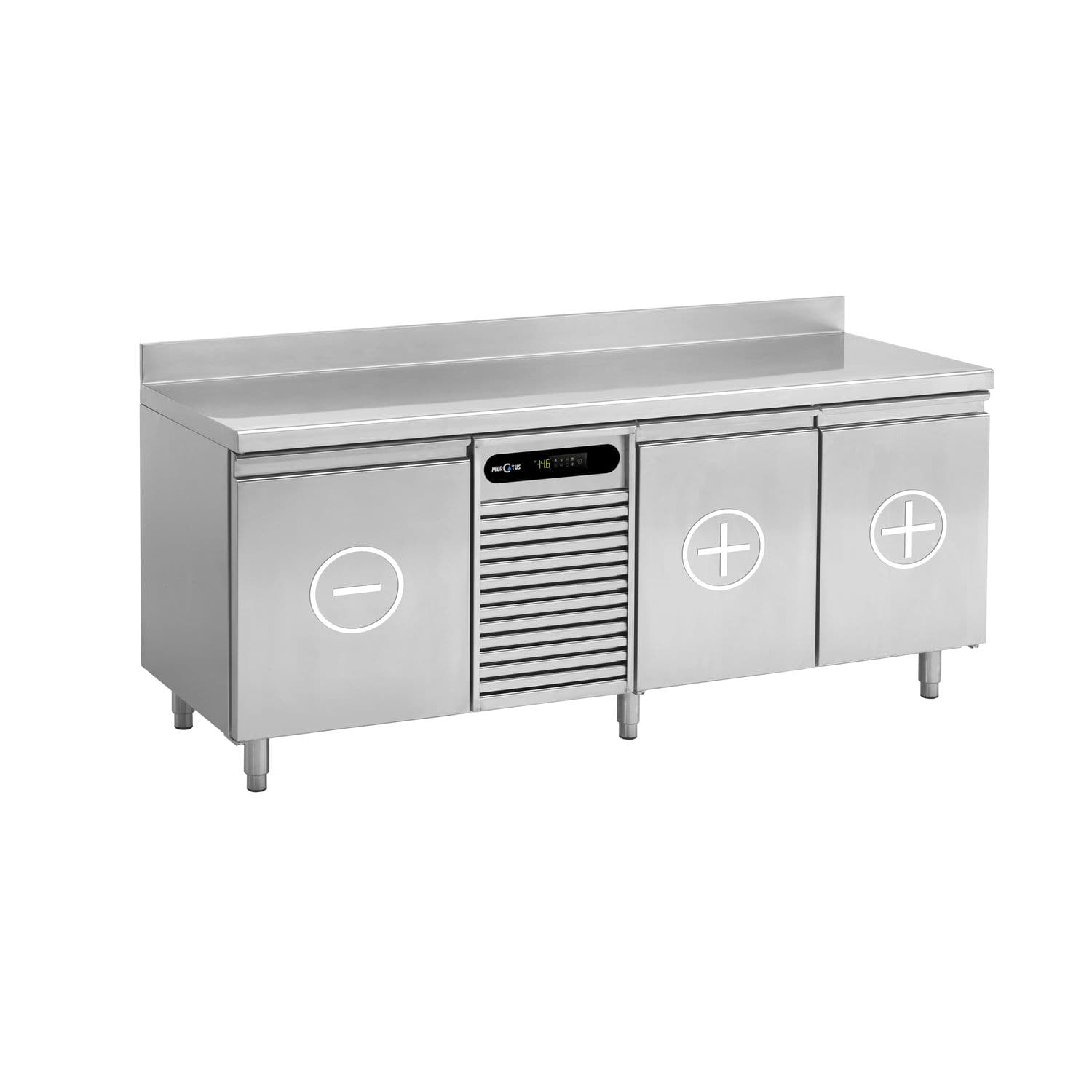 Double door refrigerator-freezer - L20 - Mercatus S.A. - undercounter ...