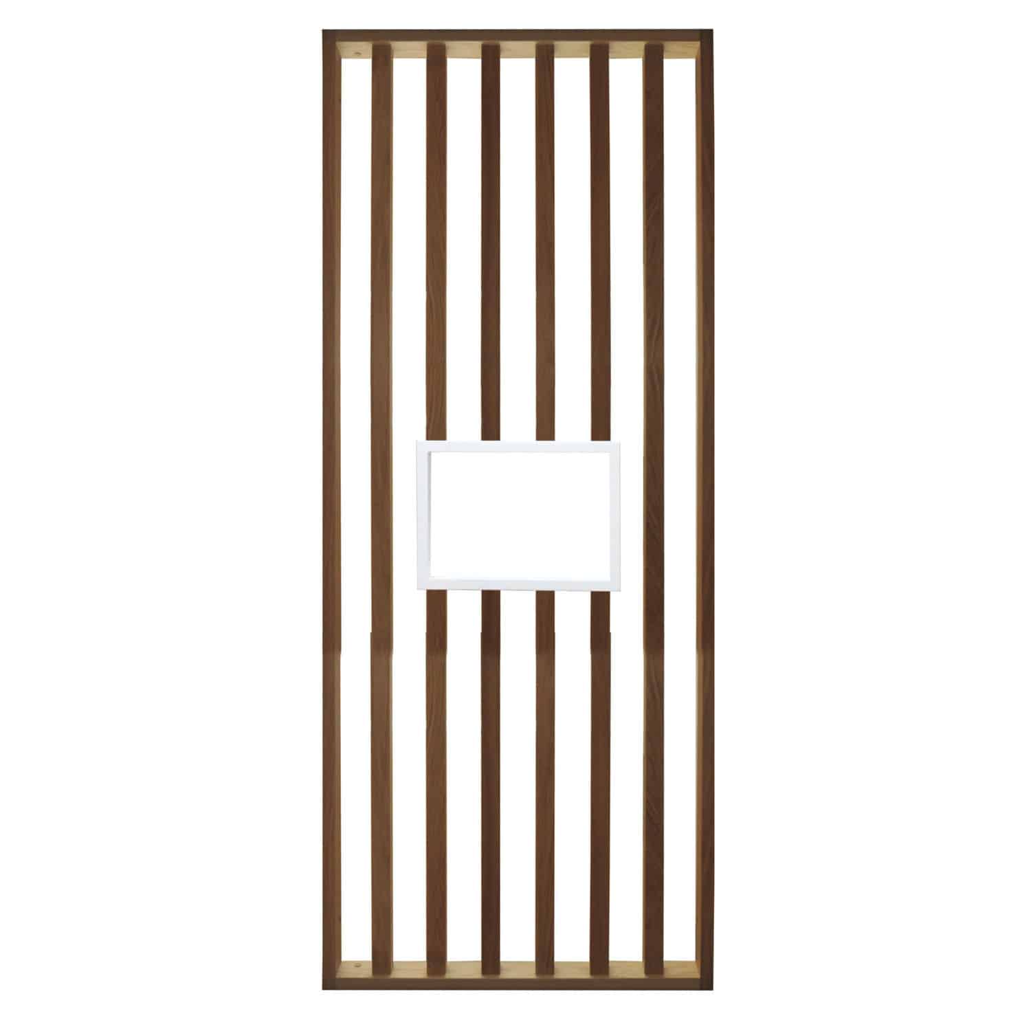 MDF screen wall - CARRÉ - Proboporte - natural oak / living room / with ...