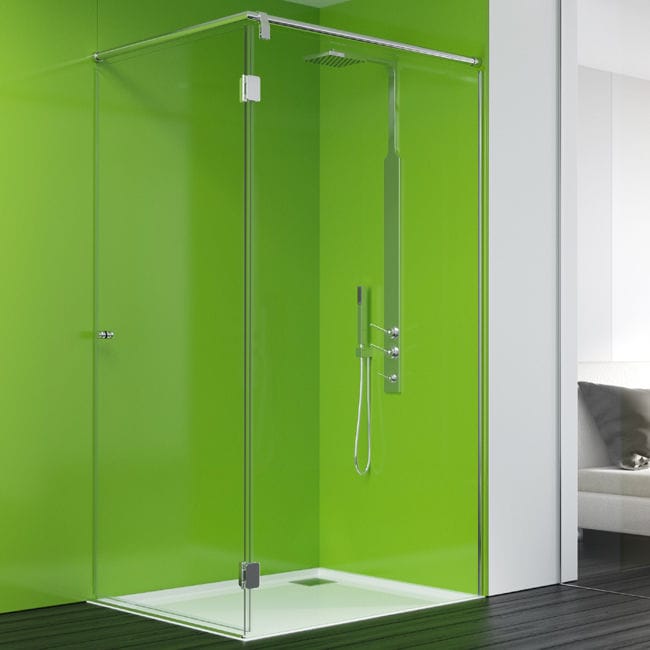 Swing shower screen - ANNA MARSELLA + ANNA LYON - Lasser, S.A. - corner ...