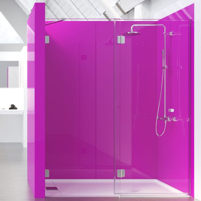 Swing shower screen - QUEEN GEORGE - Lasser, S.A. - for alcoves ...