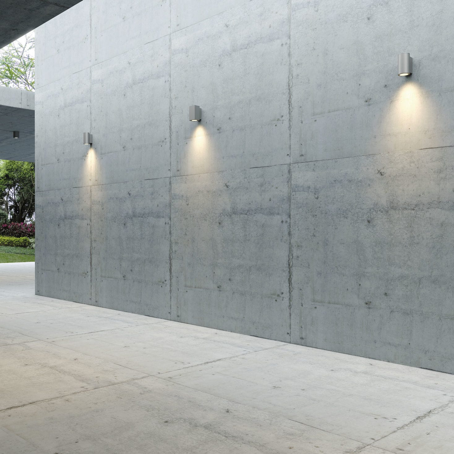 Contemporary wall light - CL 31 - SITECO - outdoor / plastic / round