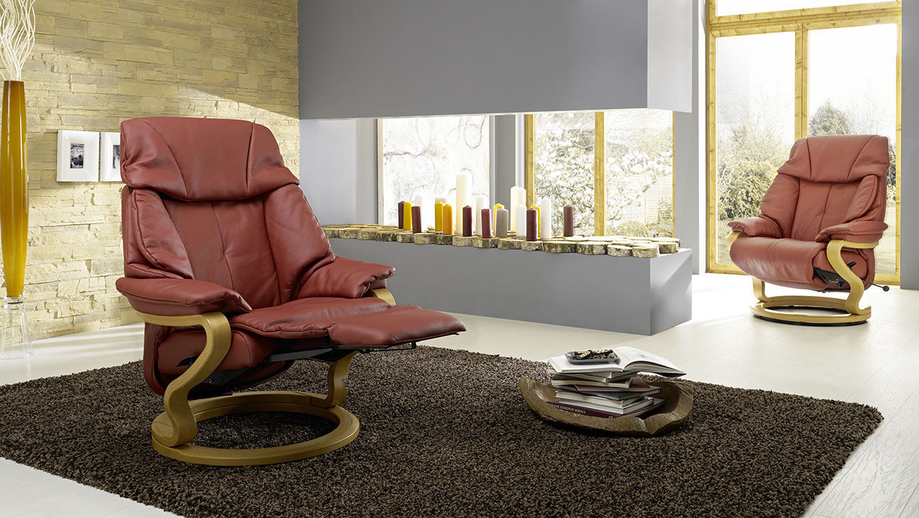 Contemporary recling armchair - ZEROSTRESS : 7124 - Himolla ...