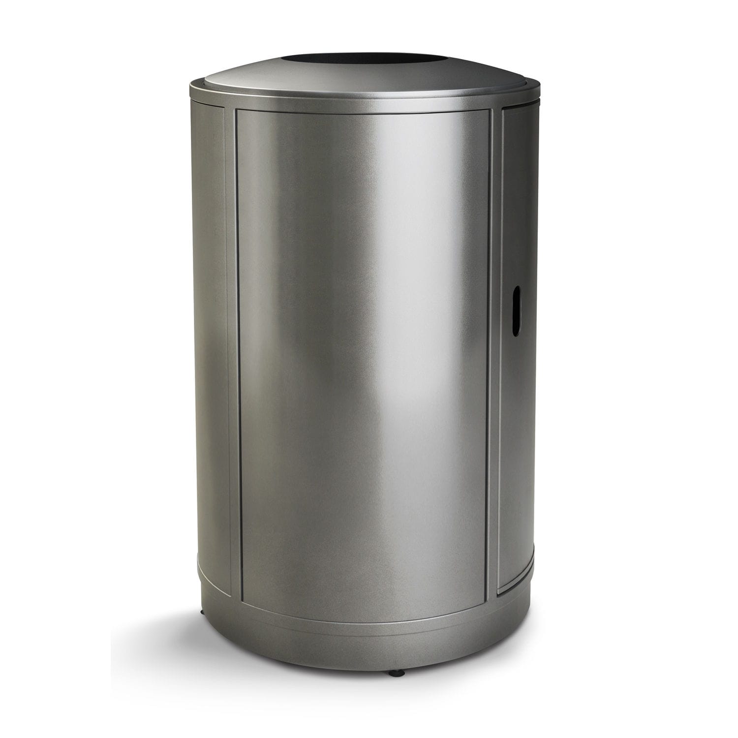 Public trash can - REN SIDE-DOOR TOP-DEPOSIT - Victor Stanley - steel ...