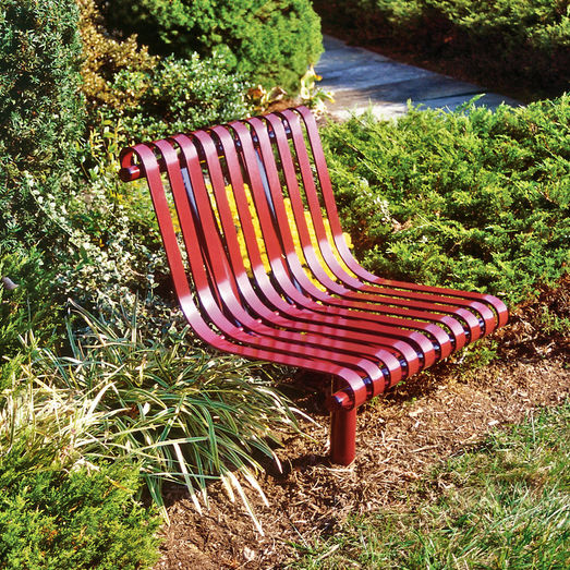 Traditional chair - NRS SEATS - Victor Stanley - outdoor / steel ...