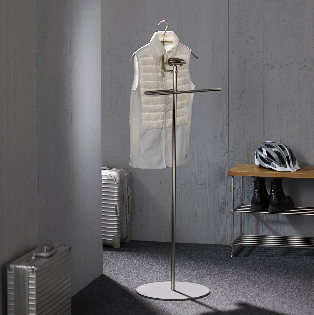 Floor-mounted valet stand - GSDSB - PHOS Design GmbH - stainless steel ...