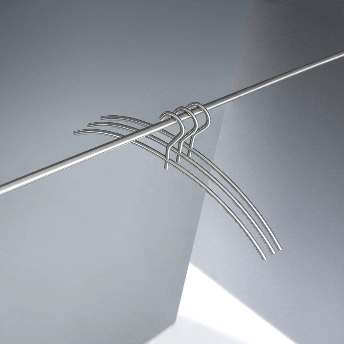Stainless steel coat hanger - KB1-set - PHOS Design GmbH