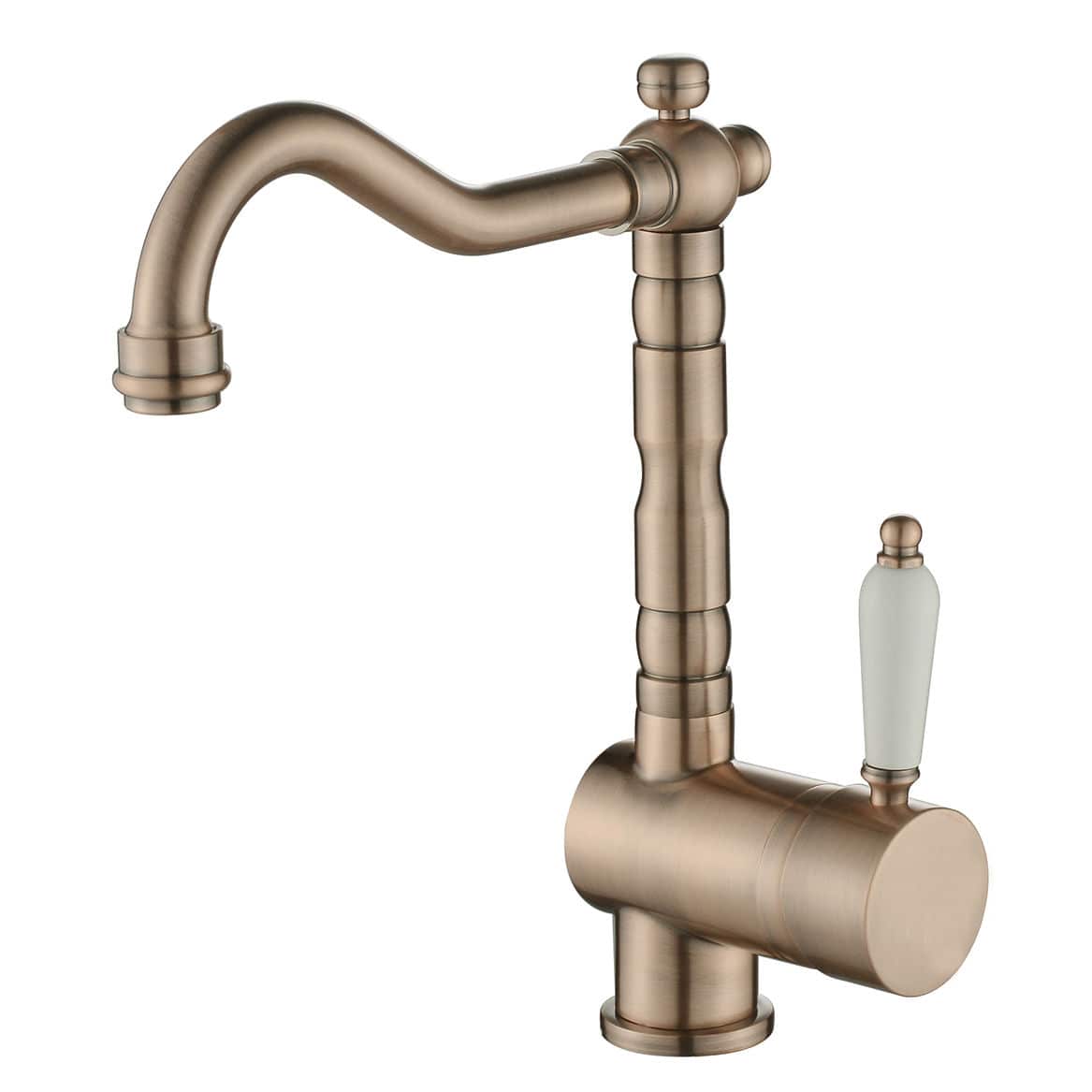 Countertop mixer tap - HERA 2473 - Aquasanita - brass / copper / kitchen